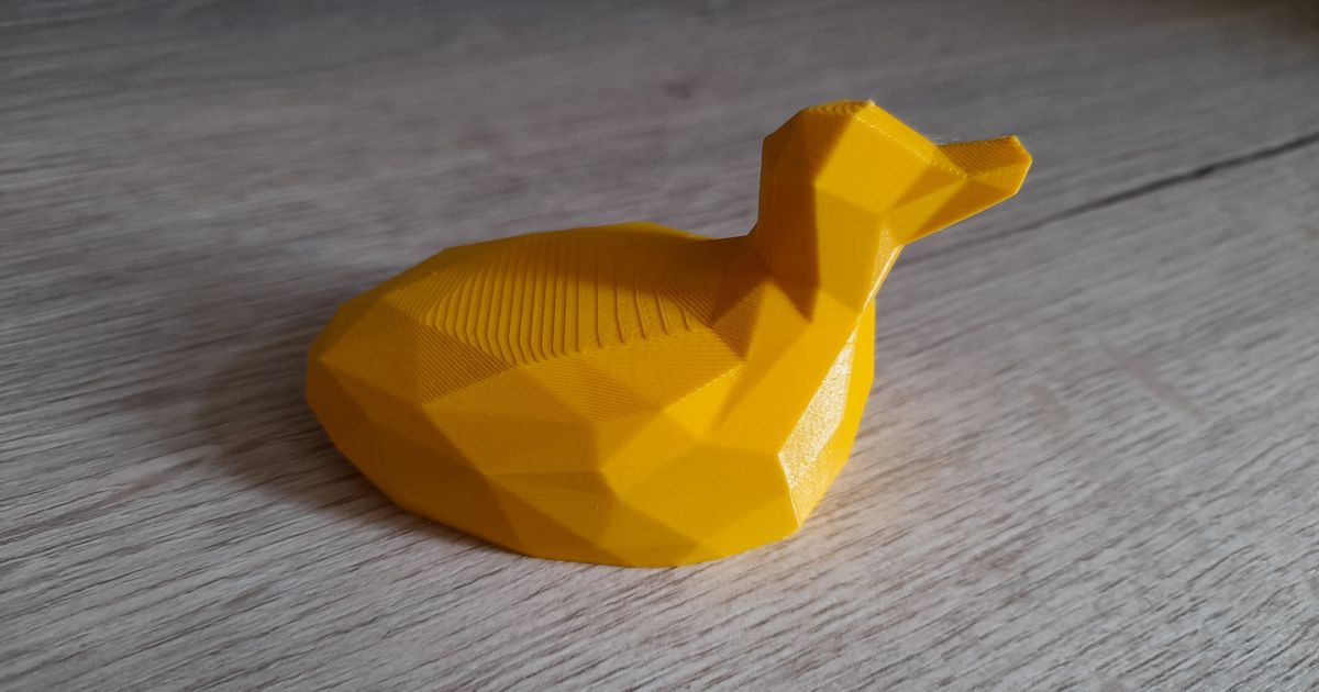 Low Poly Duck by daGill | Download free STL model | Printables.com