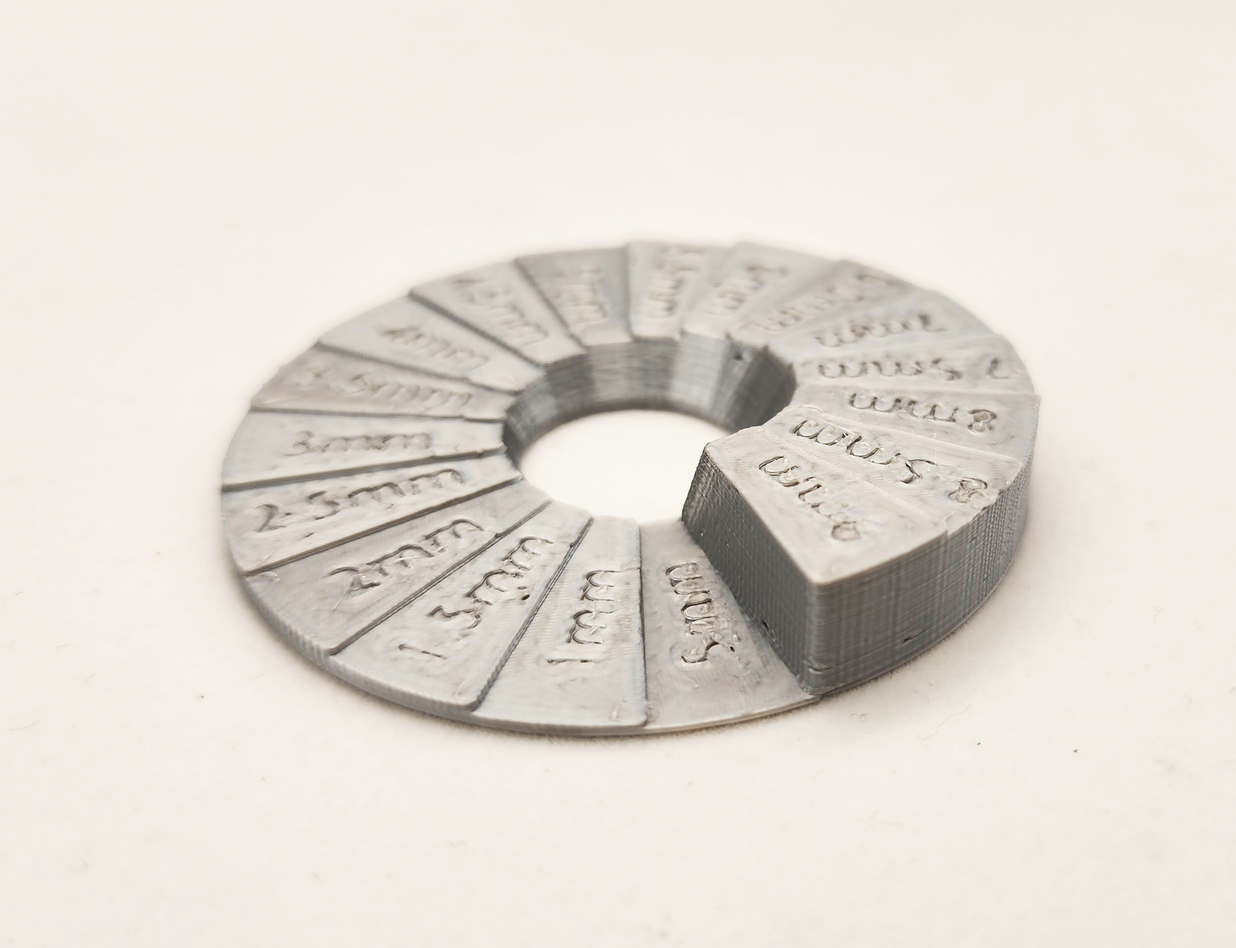Metric Gap Gauge .5mm to 9mm by Triple G Workshop | Download free STL ...