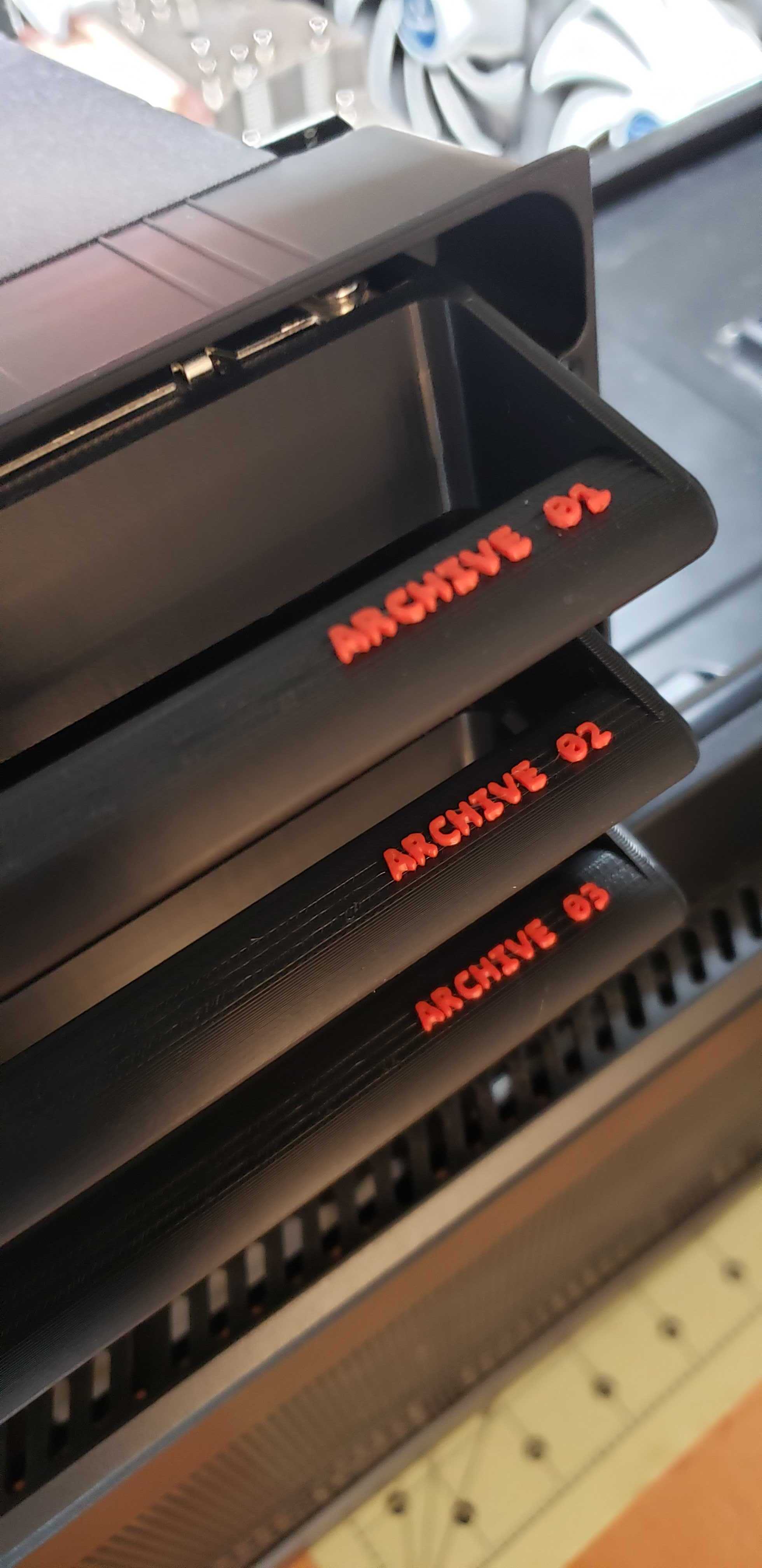 3.5" HDD Hard Disk Drive Handle (Low Profile) by Geekazoid | Download ...