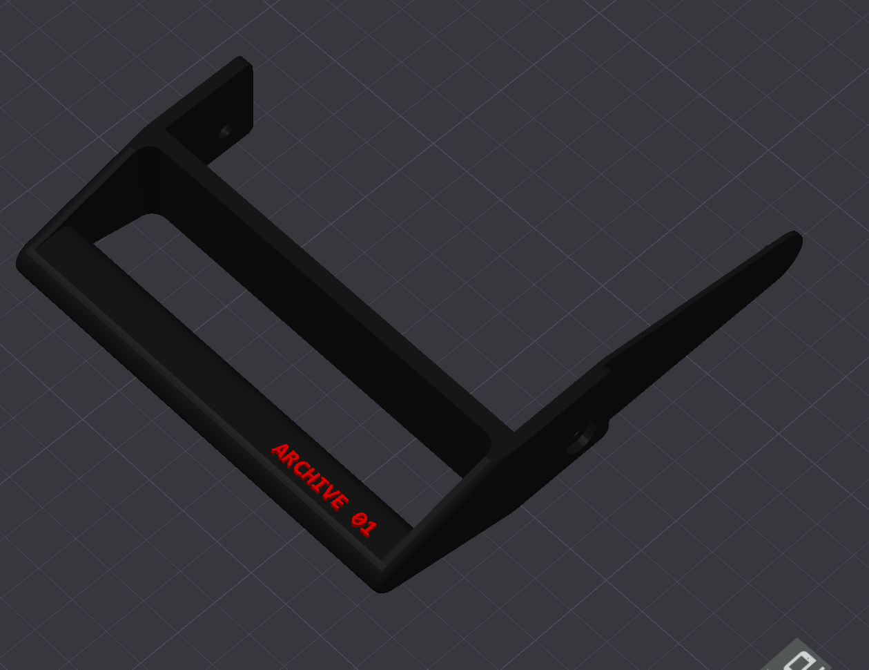 3.5" HDD Hard Disk Drive Handle (Low Profile) by Geekazoid | Download ...