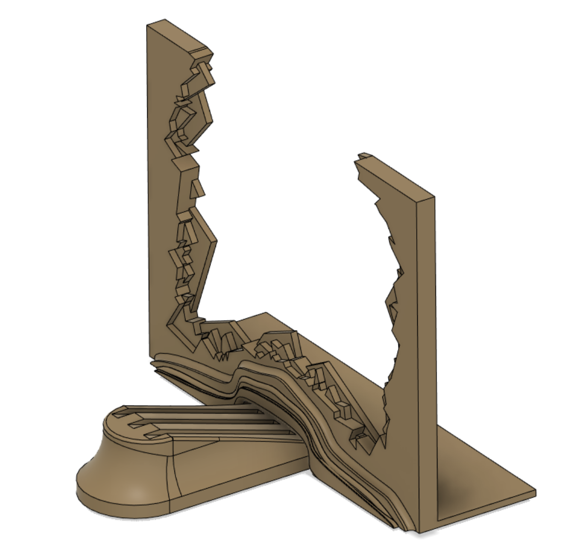 Bookend (Unstoppable Knowledge) by HollaDaywalker | Download free STL ...