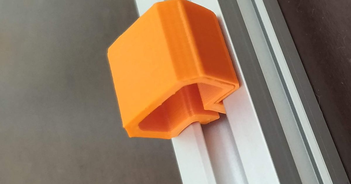 Cable clip for aluminium profile 20x20 mm V-slot 6 mm by Miguel ...