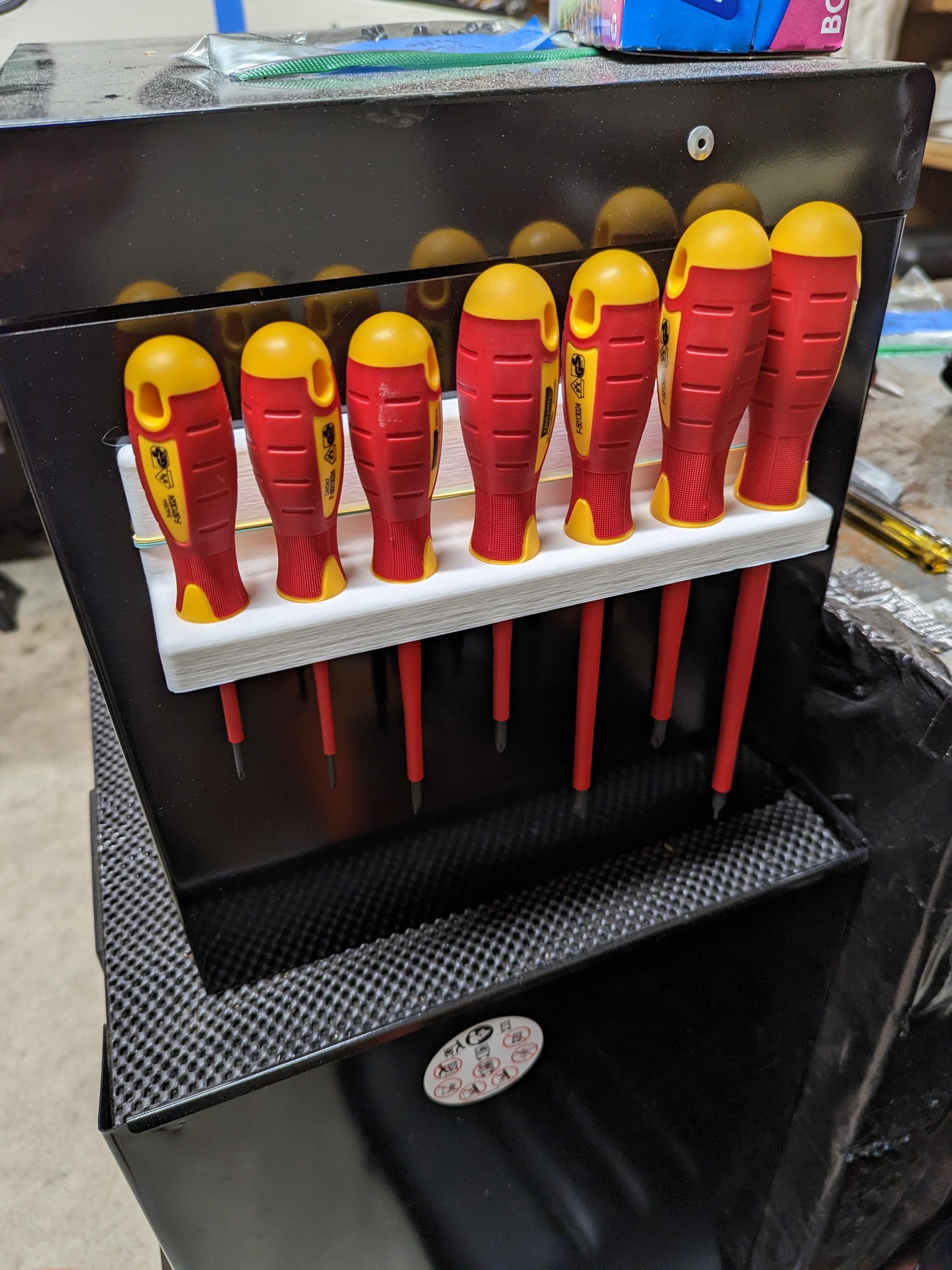 Insulated Screwdriver Holder / Rack - Magnetic by Frank G | Download ...
