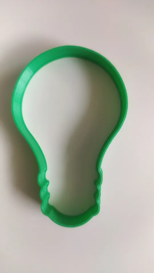 Lightbulb Cookie Cutter by Droow | Download free STL model | Printables.com