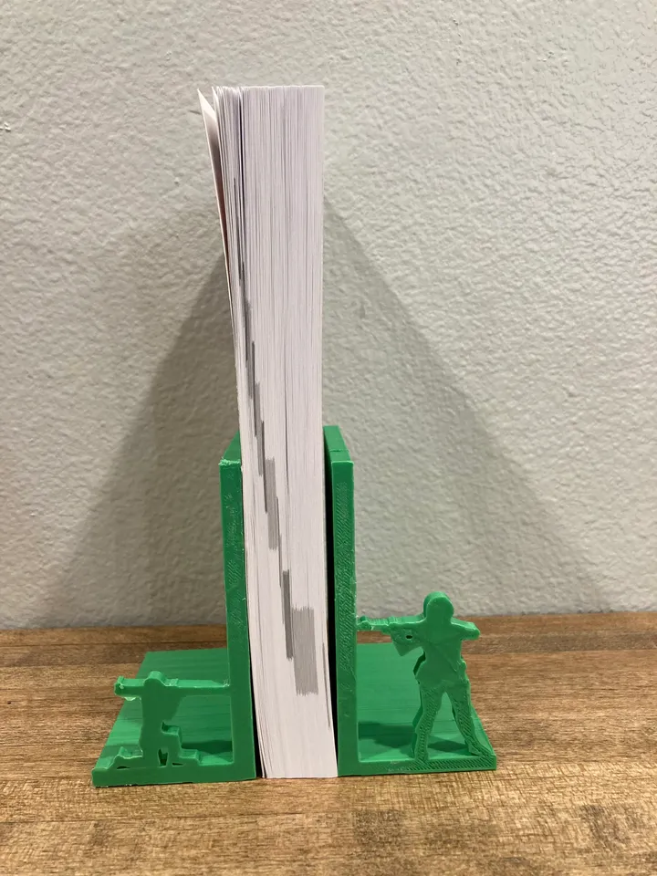 Army Men bookend by Zane Anderson | Download free STL model ...