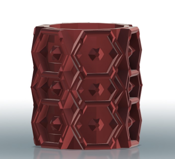 HEXAGON VASE #2 by Forgia_3D_lab | Download free STL model | Printables.com