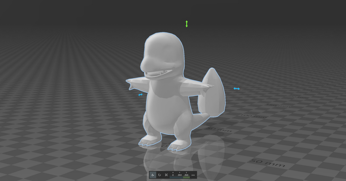 Charmander from Pokemon X/Y by #1Primate | Download free STL model ...