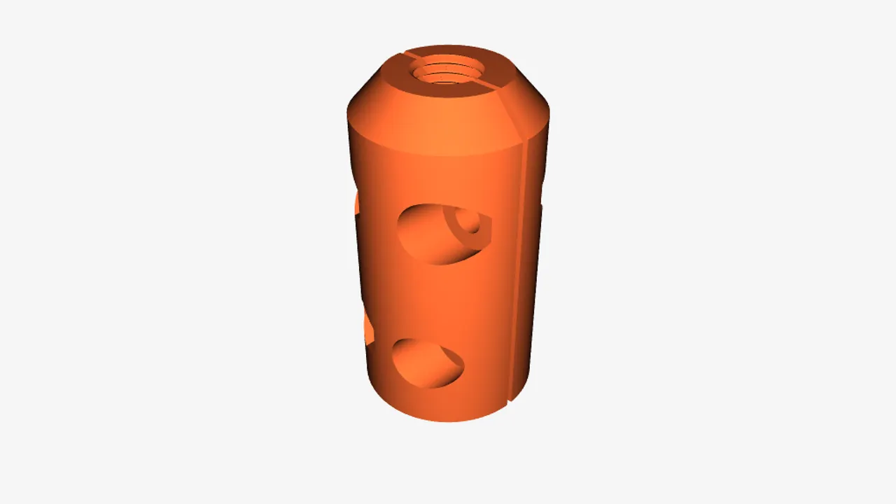 coupler M8/5mm z-axis mpcnc by chriswal | Download free STL model ...