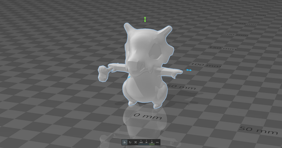 Cubone from Pokemon X/Y by #1Primate | Download free STL model ...