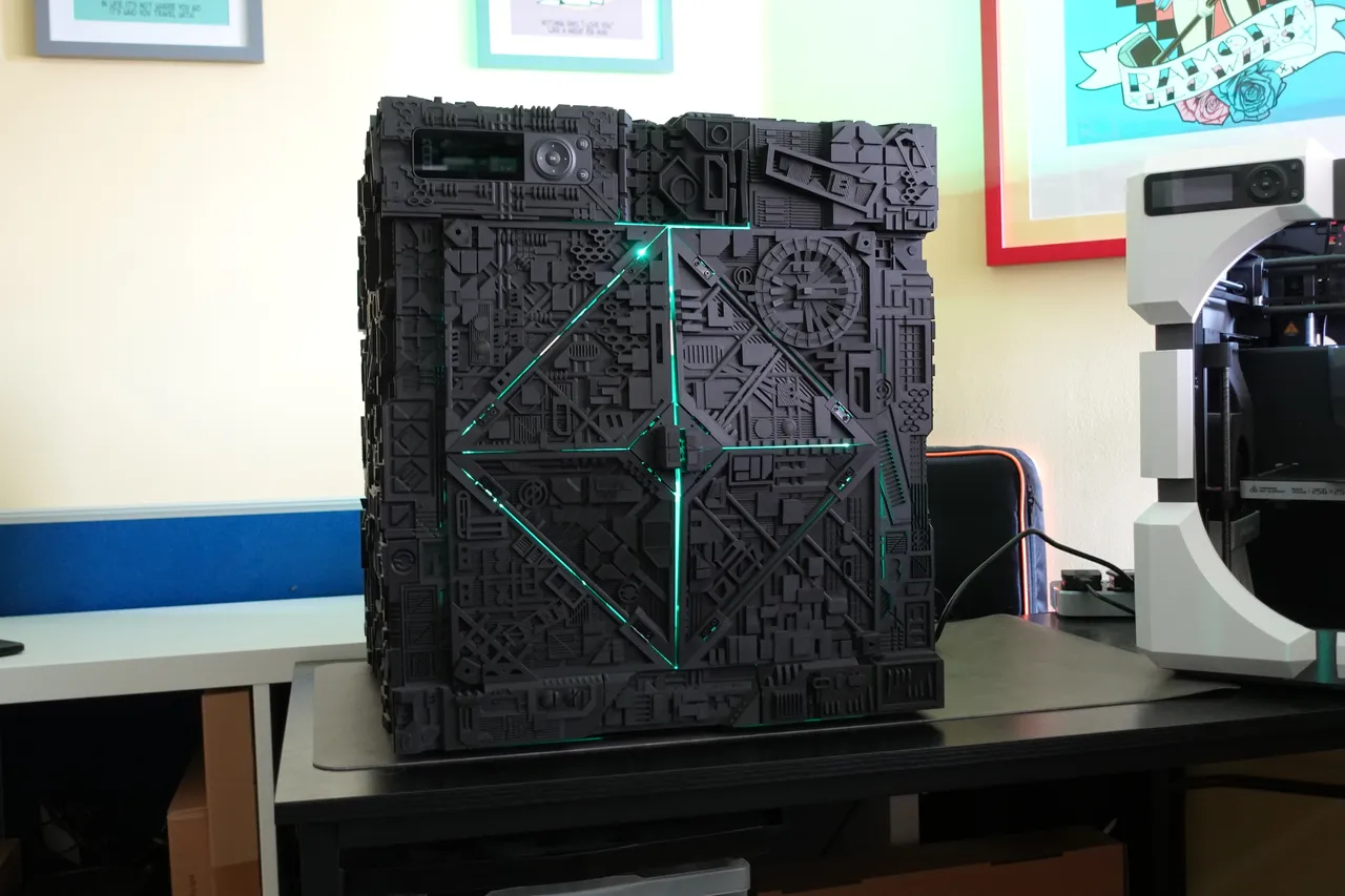 Part 1 - Borg Cube P1P Mod by neil3dprints | Download free STL model ...