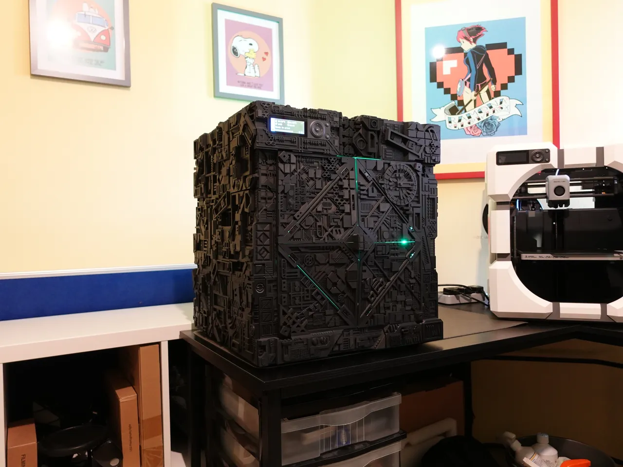 Part 1 - Borg Cube P1P Mod by neil3dprints | Download free STL model ...