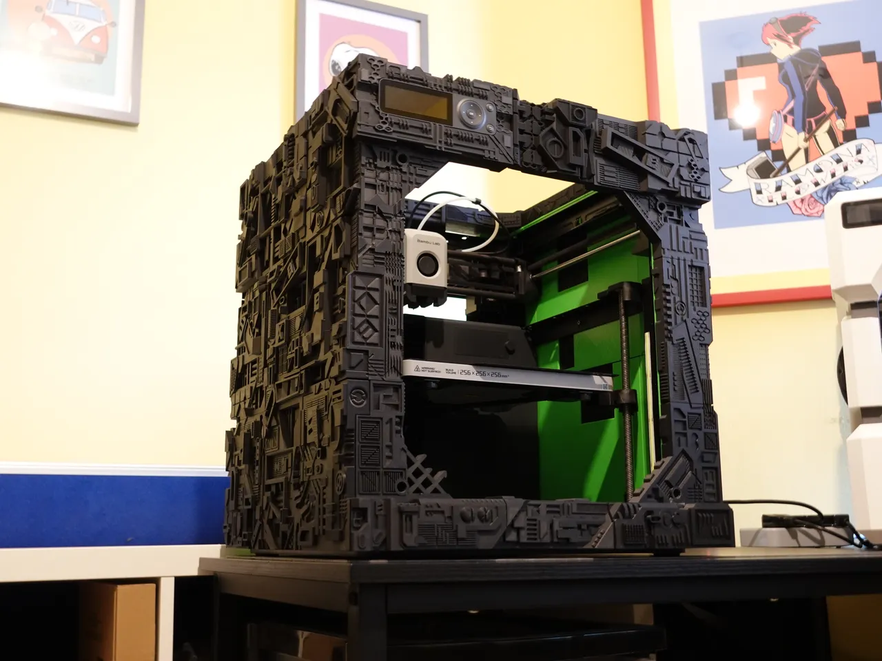 Part 1 - Borg Cube P1P Mod by neil3dprints | Download free STL model ...