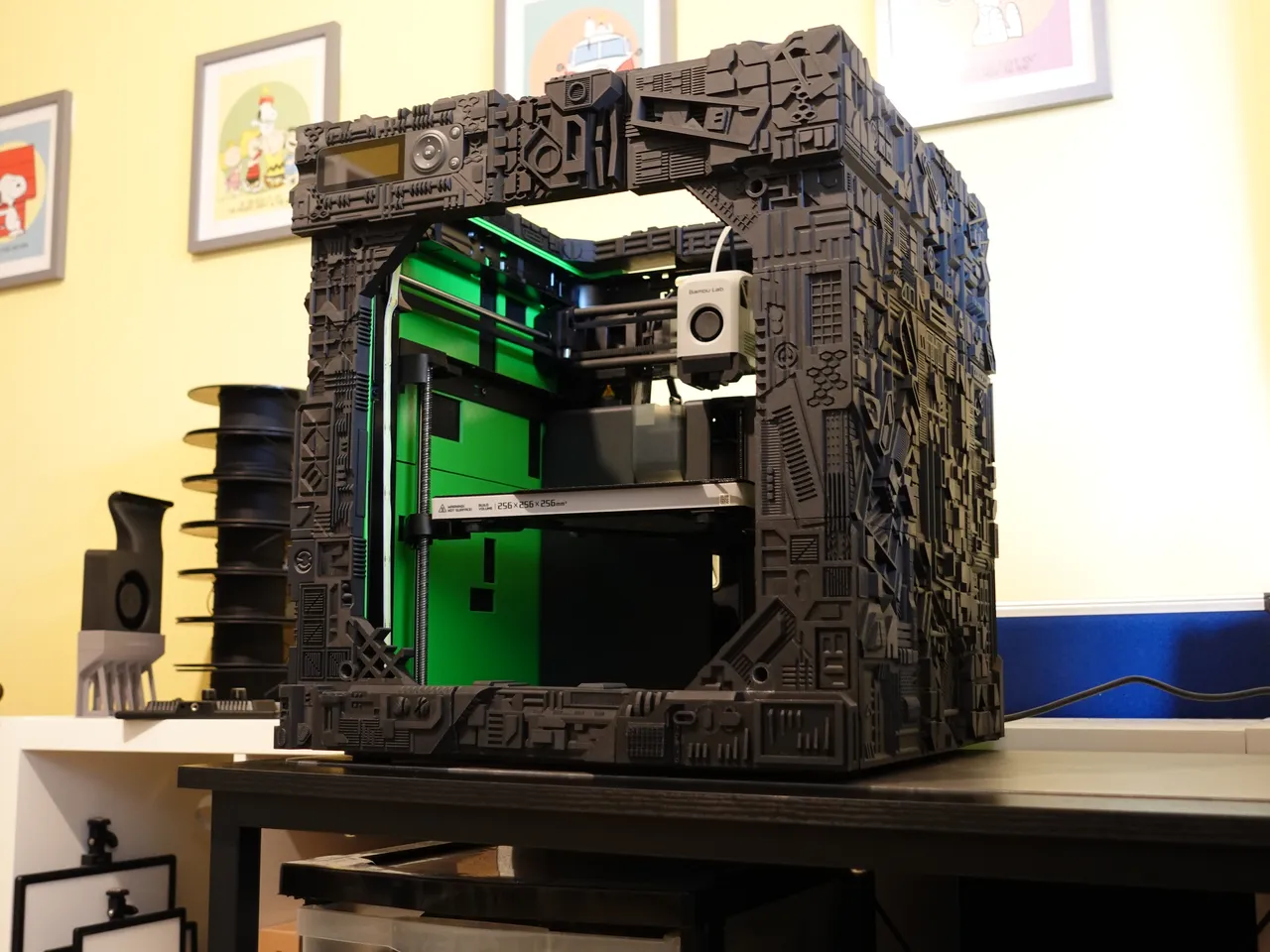 Part 1 - Borg Cube P1P Mod by neil3dprints | Download free STL model ...