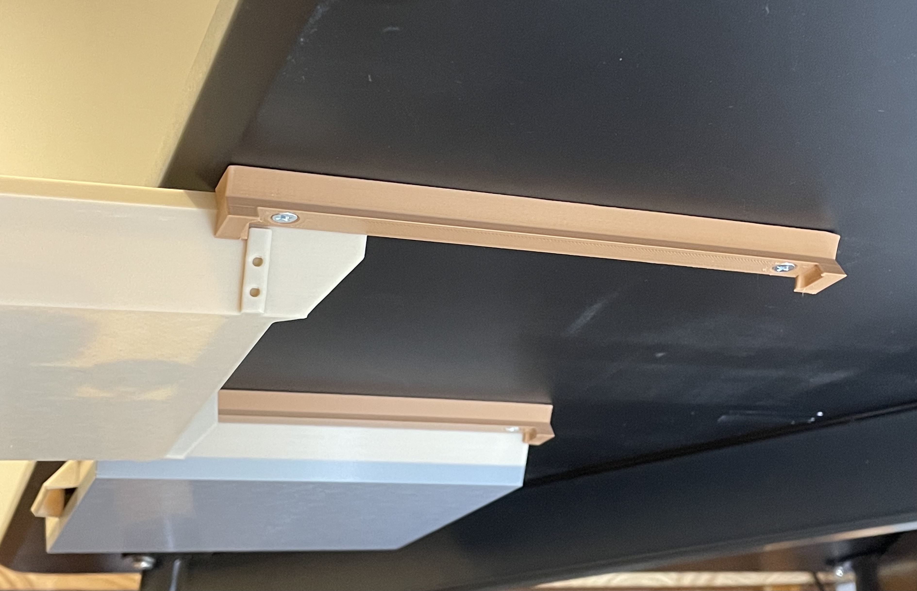 Under Desk Drawer with Double Travel Stops by KYZ | Download free STL ...