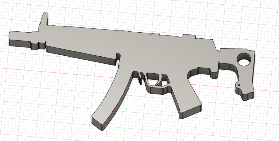 MP5 keychain by 3D Tiskovec | Download free STL model | Printables.com