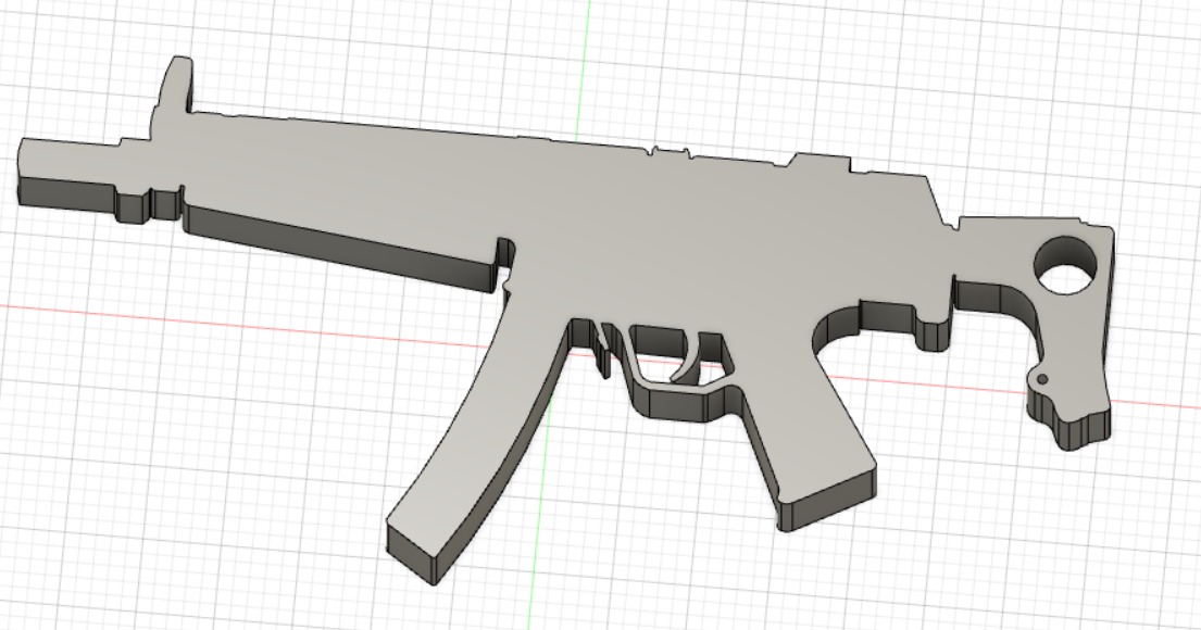 MP5 keychain by 3D Tiskovec | Download free STL model | Printables.com