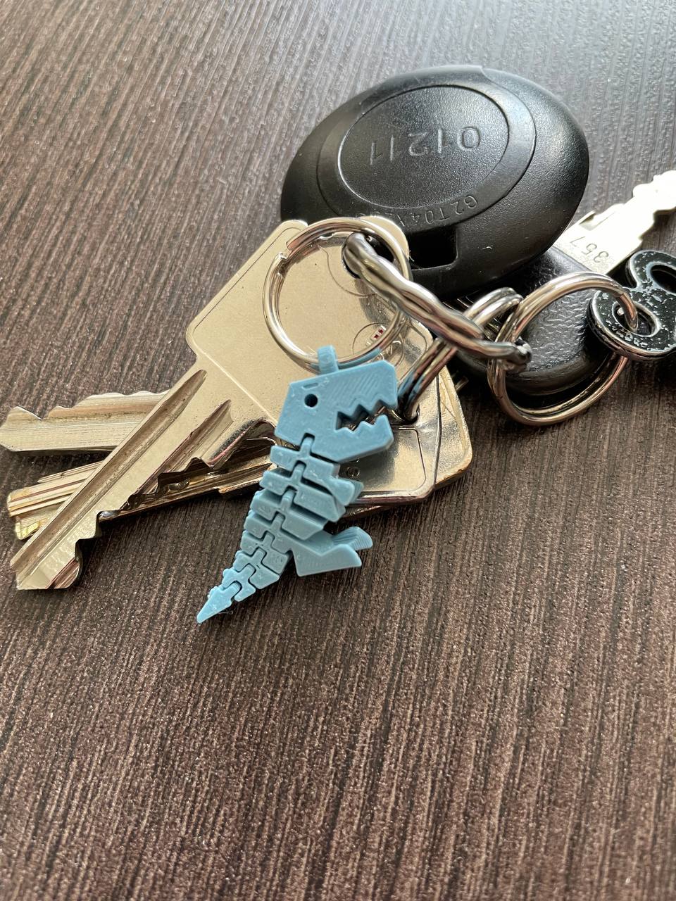 Flexi Rex Keychain by 74ck | Download free STL model | Printables.com