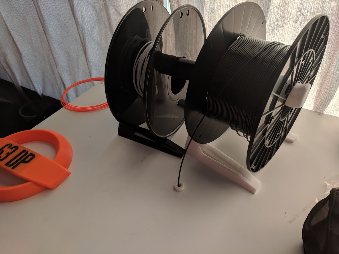 Simple Bench Top or Side Mount Filament Holder - One Piece by S3DP ...