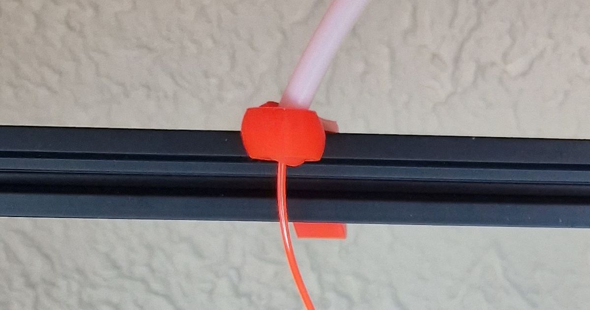 Ender 3 X - Top Swivel Filament / PTFE Tube Guide 6mm OD by DonKeulito ... Ender 3 X - Top Swivel Filament / PTFE Tube Guide 6mm OD by DonKeulito ...