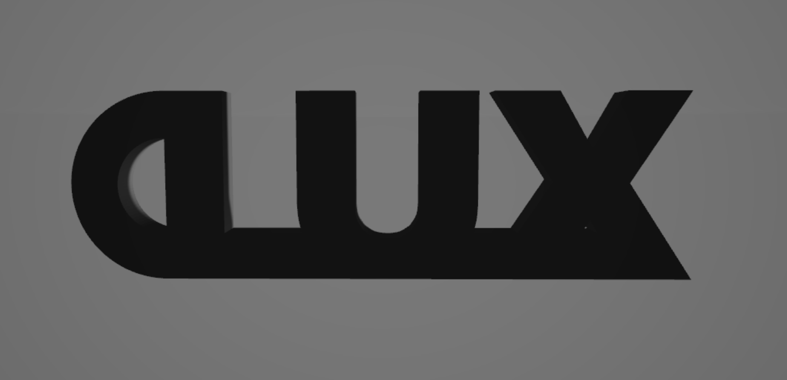 LUX Band Name Keychain by Dlux Brand | Download free STL model ...