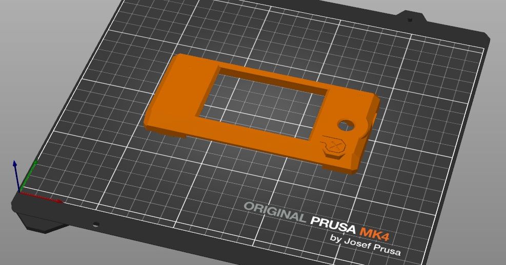 Prusa MK4 - Clean xlcd Cover by tg.creative | Download free STL model | Printables.com