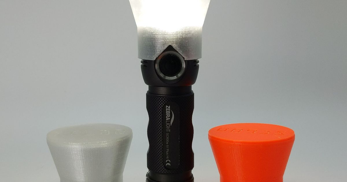 Zebralight SC600 Diffuser by Spicy3d | Download free STL model ...
