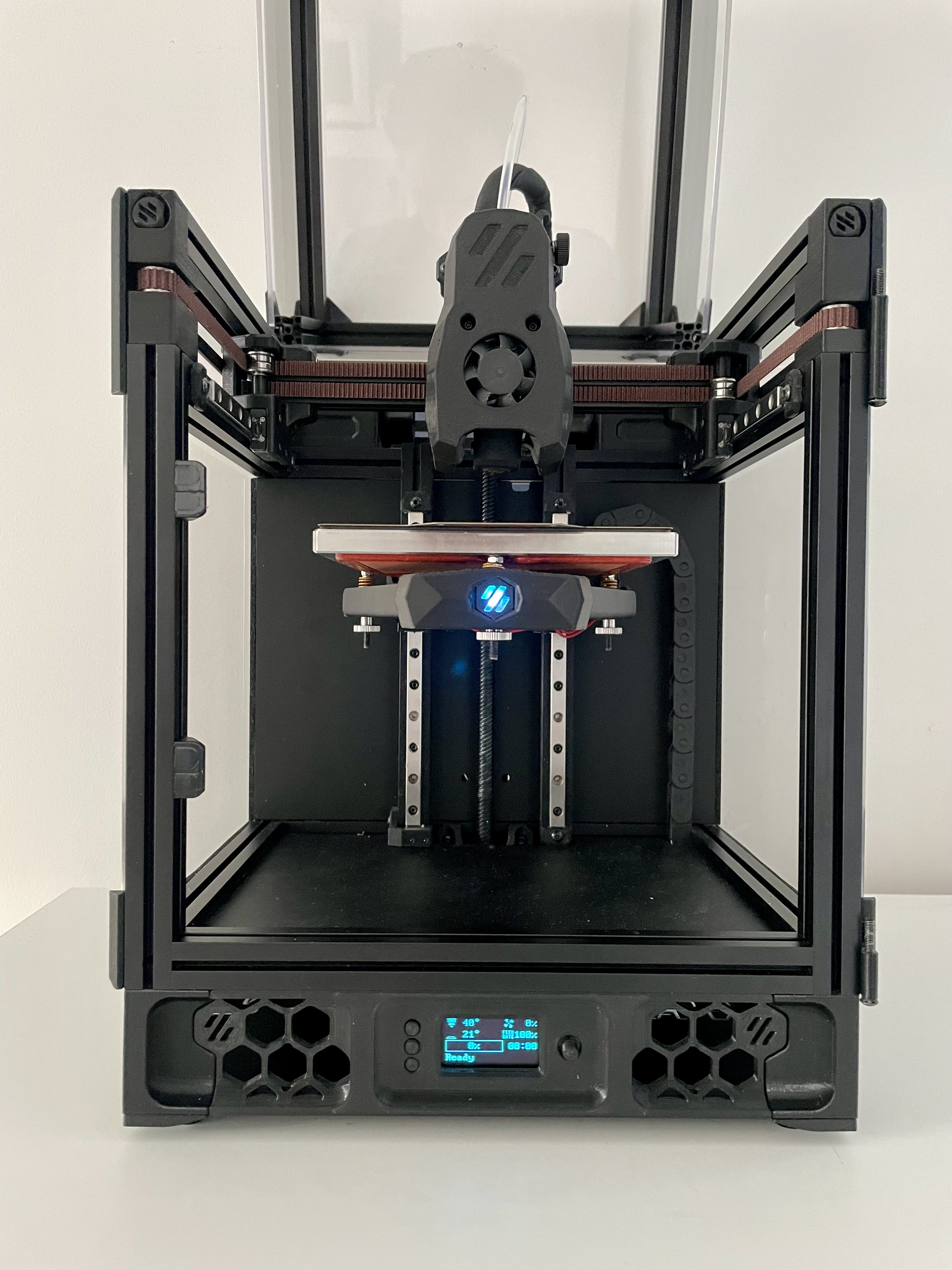 Voron V0.2 and V0.2 R1 Screen Front Skirt with Built-in OLED Display ...