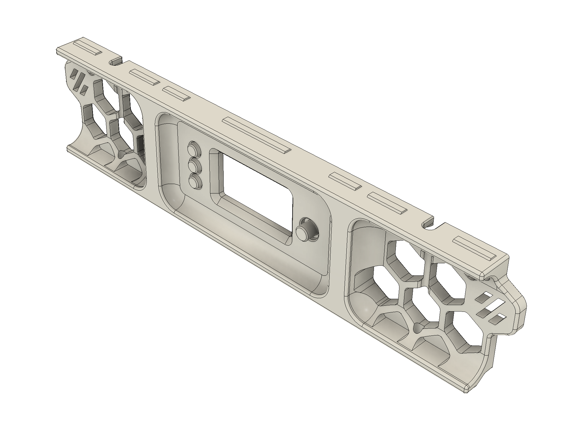 Voron V0.2 and V0.2 R1 Screen Front Skirt with Built-in OLED Display by ...