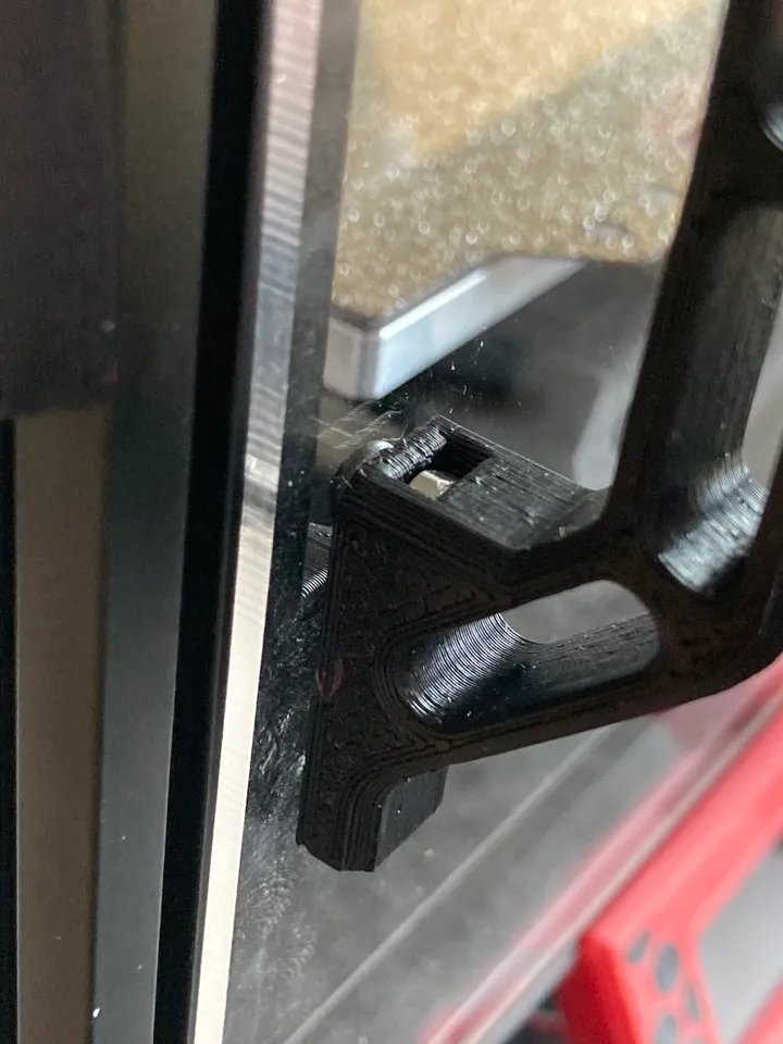 VORON V0.2 Door handle with nut traps to screw in for fysetc kit 0.1 by ...