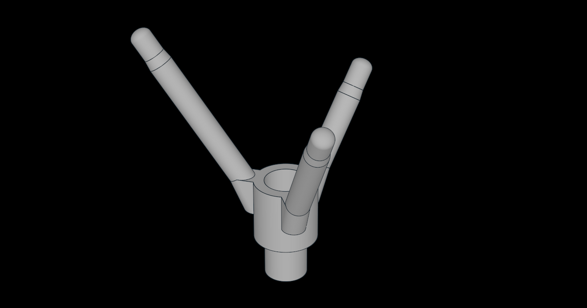 Lego Compatible (24855.dat) Plant Flower Stem with Bar and Hole by ...