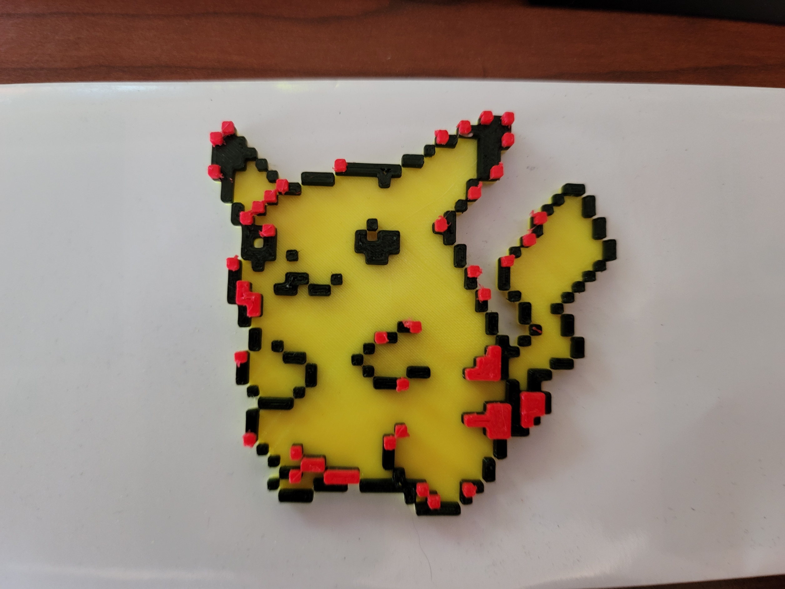 8-bit Pikachu magnet by Ankhadia | Download free STL model | Printables.com