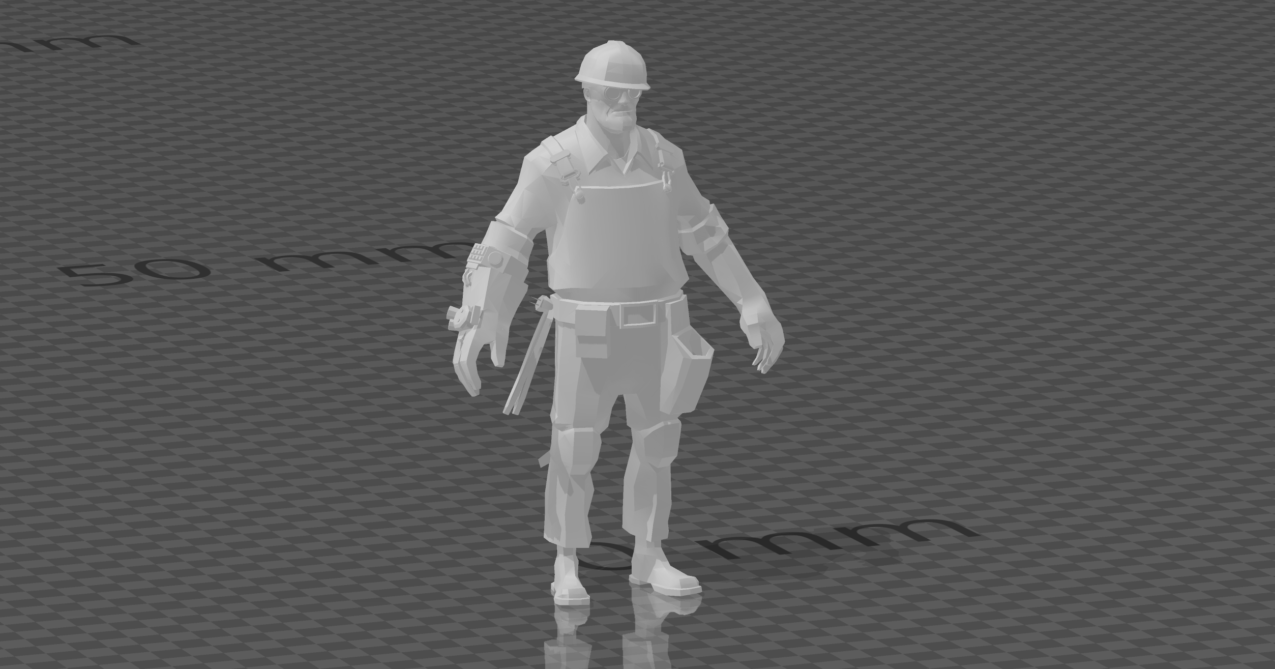 Engineer from TF2 by #1Primate | Download free STL model | Printables.com