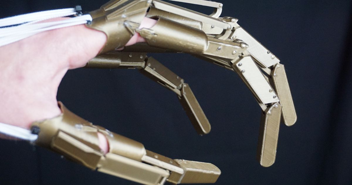 Articulated Finger Extensions von Dragonator | Kostenloses STL-Modell ...