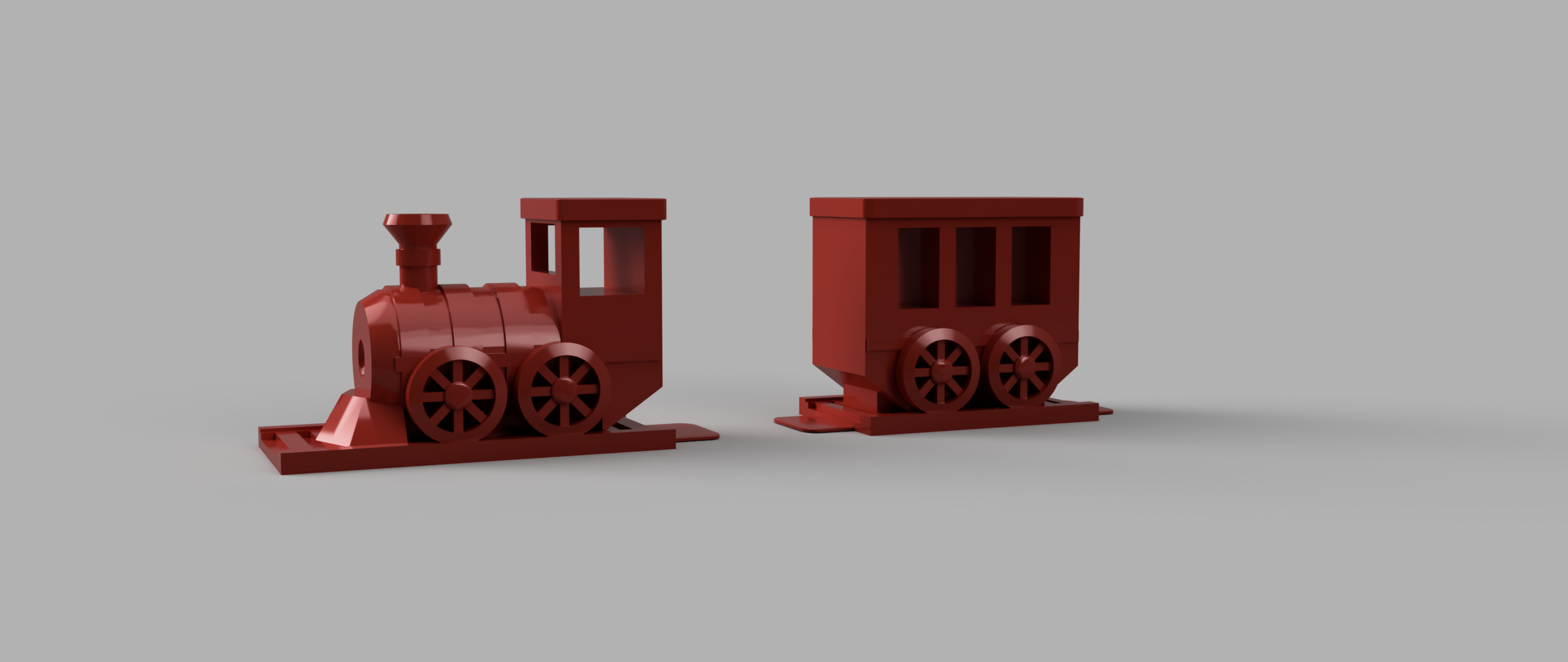Toy Train Book Ends - Engine and Carriages by Brokas | Download free ...