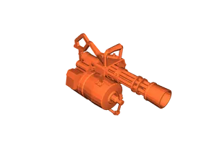 Heavy's Minigun from TF2 by #1Primate | Download free STL model ...