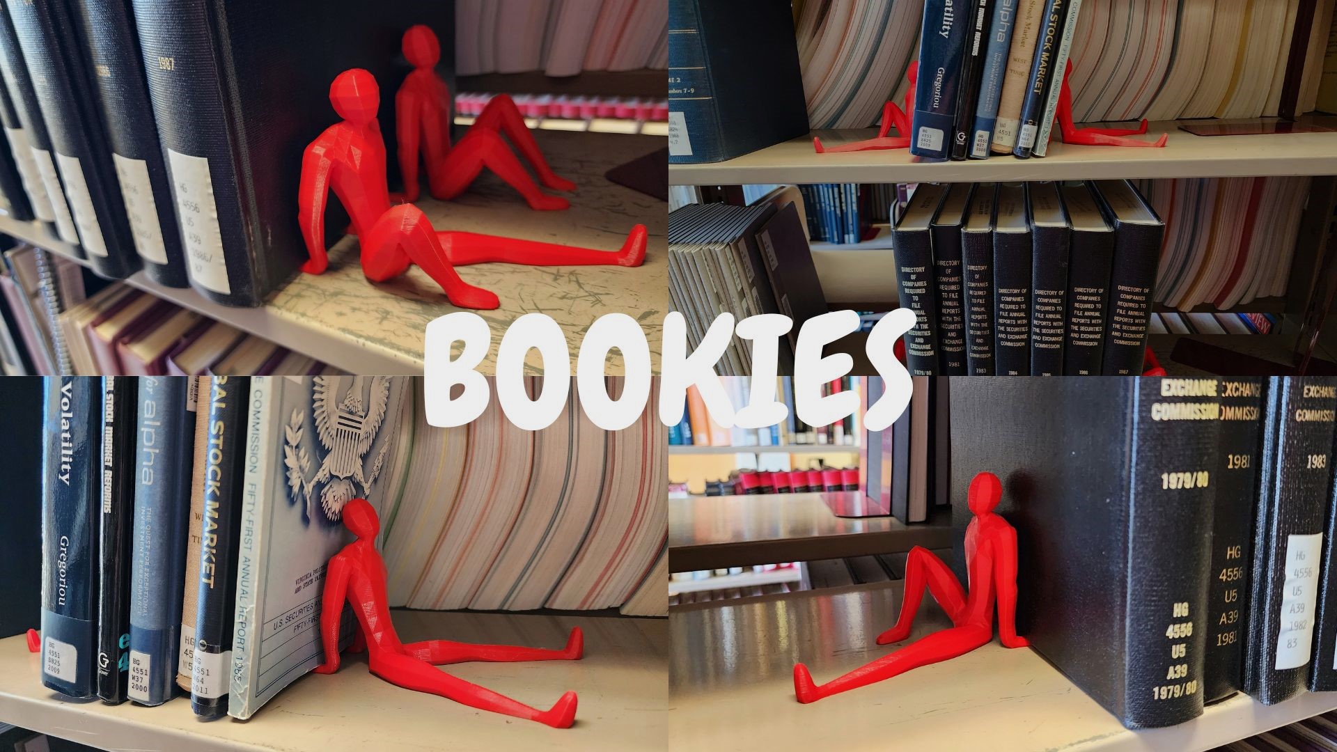 BOOKIES (Low Poly Modern Bookends) (No Supports!) by BP | Download free ...
