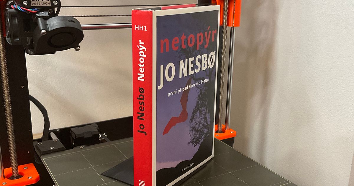 Invisible book holder by Additive manufacturing | Download free STL ...