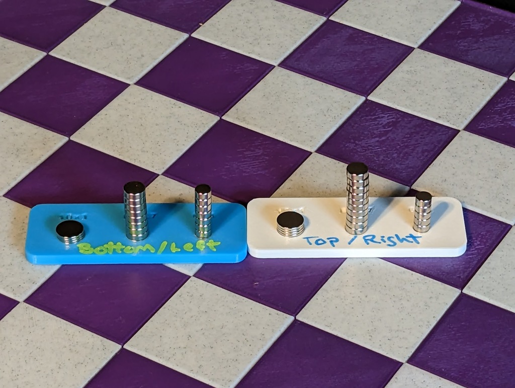 Magnet Orientation Block / Jig for 10x1, 8x3, 6x3 by DorffMeister ...