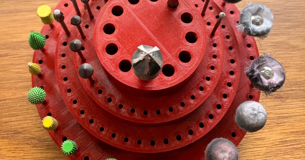 Rotating rotary bit holder by Neil Ramsay | Download free STL model ...