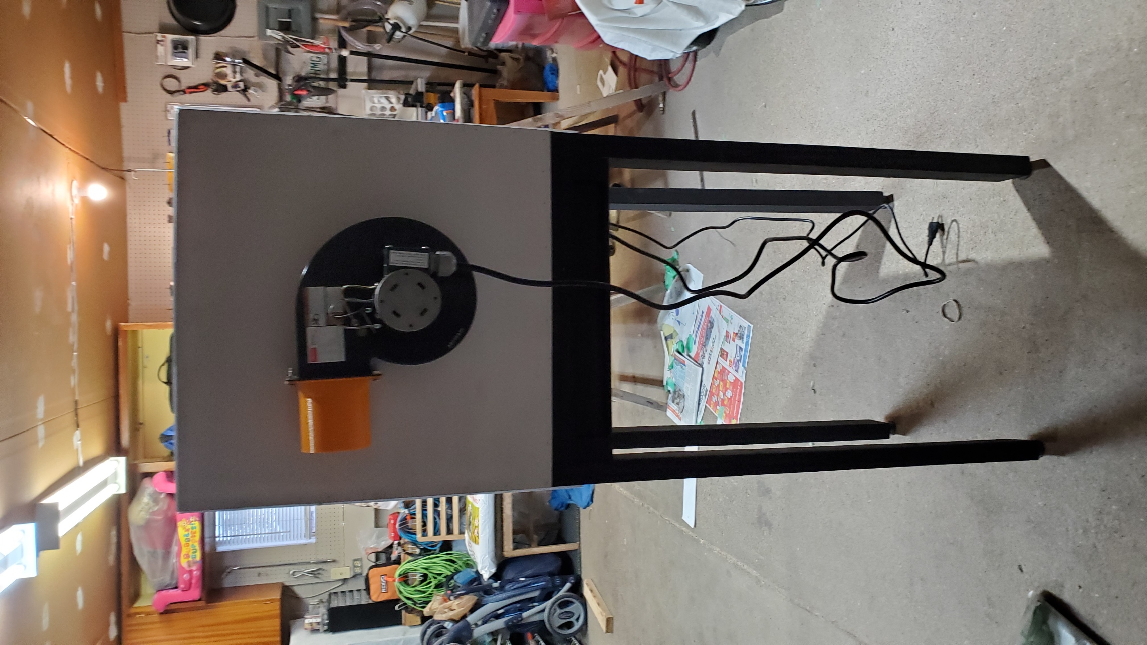 Dayton blower(1tdr3) Flange Square to round attachment by ClarkWorks ...
