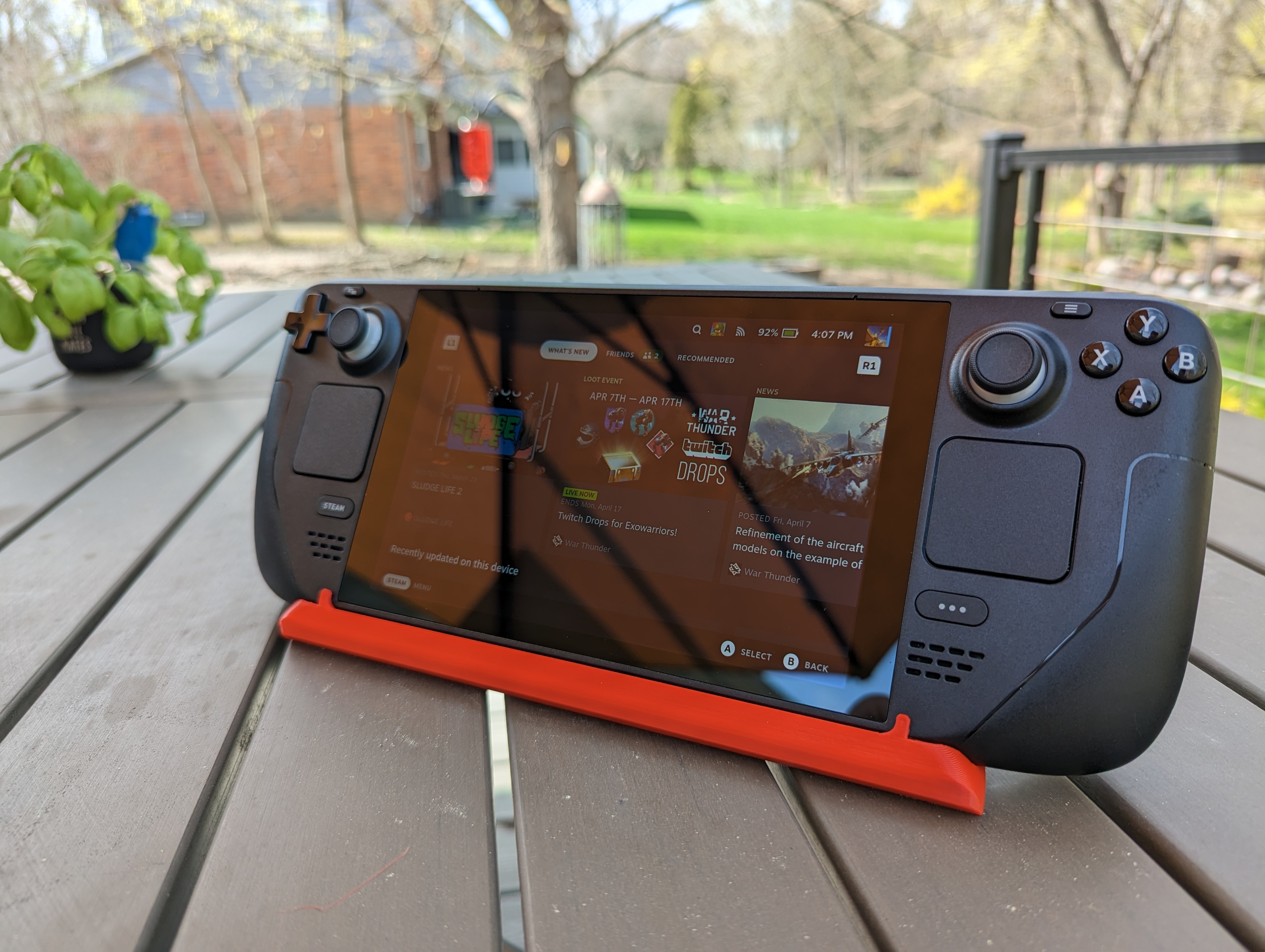 Steam Deck Stand by Zswickliffe | Download free STL model | Printables.com