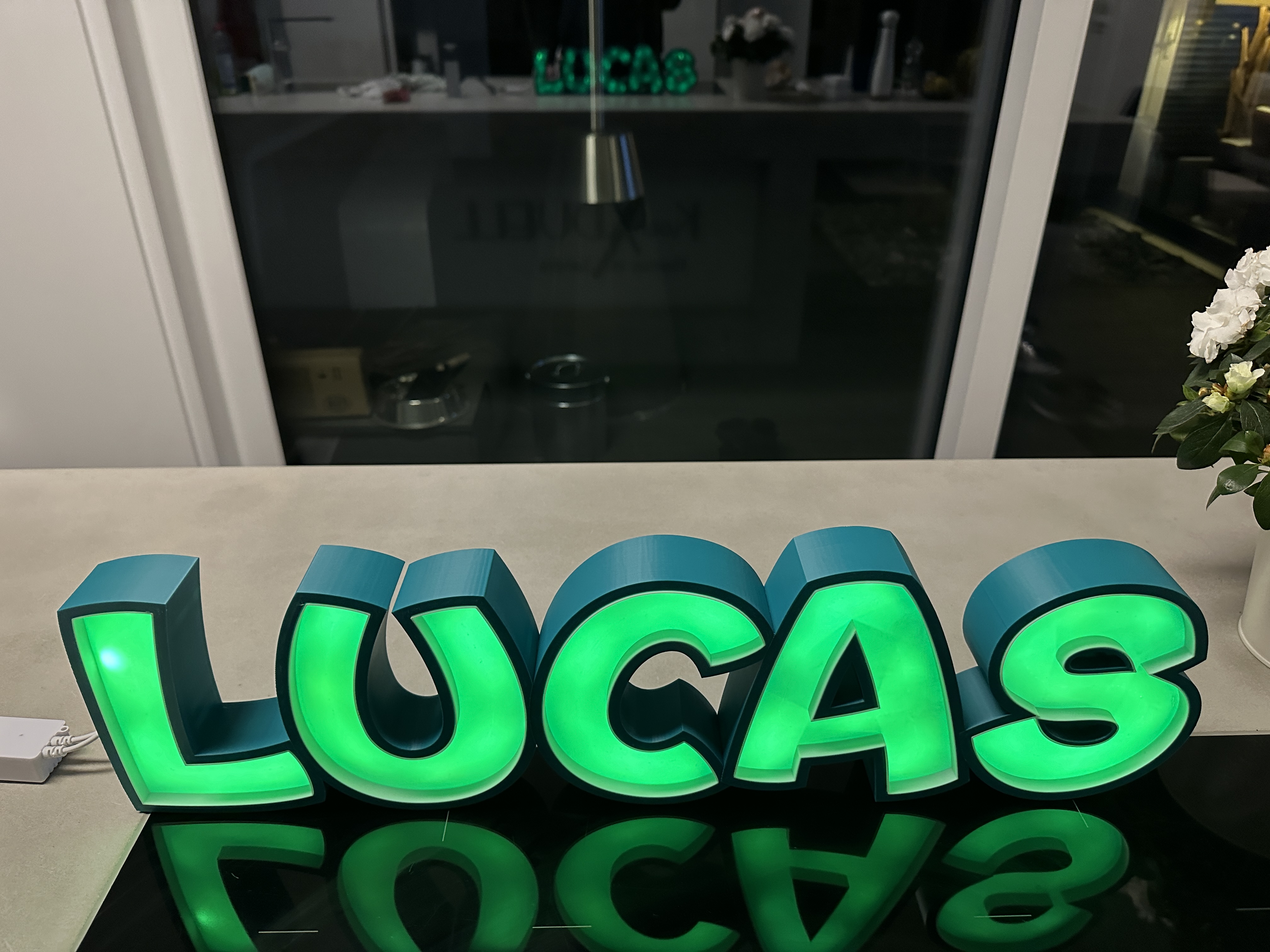 "LUCAS" LED- Namenslampe by Tomsen | Download free STL model ...