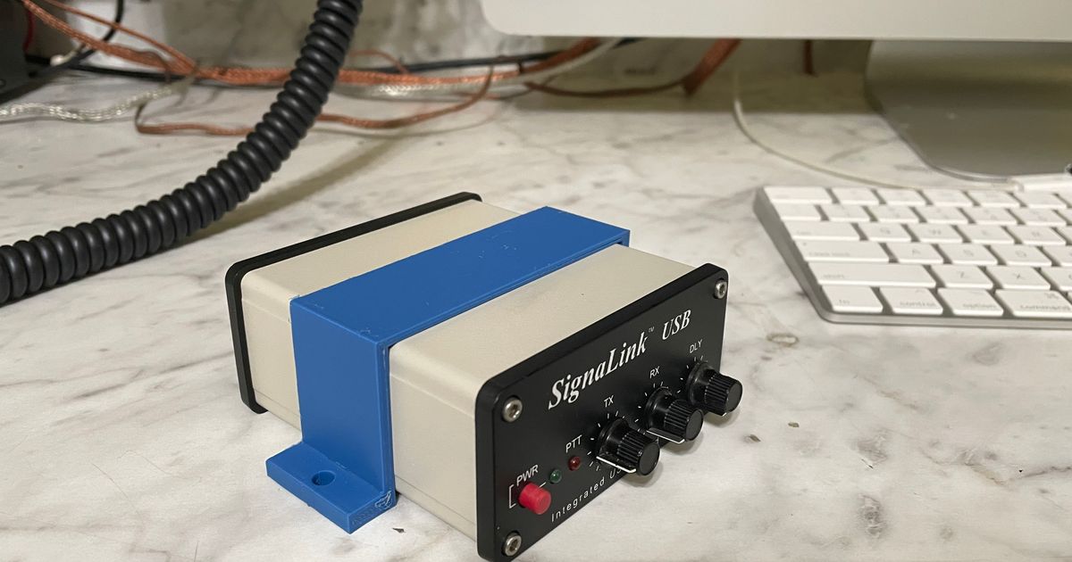 Signalink USB Bracket by KR4MT | Download free STL model | Printables.com