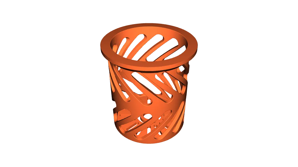 Aquaponic Net Pot & Rack by Justin B | Download free STL model ...