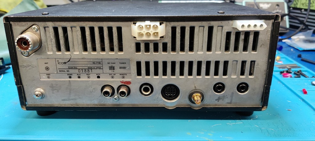 Icom IC-718 Anderson power pole conversion by Lunchbox | Download free ...