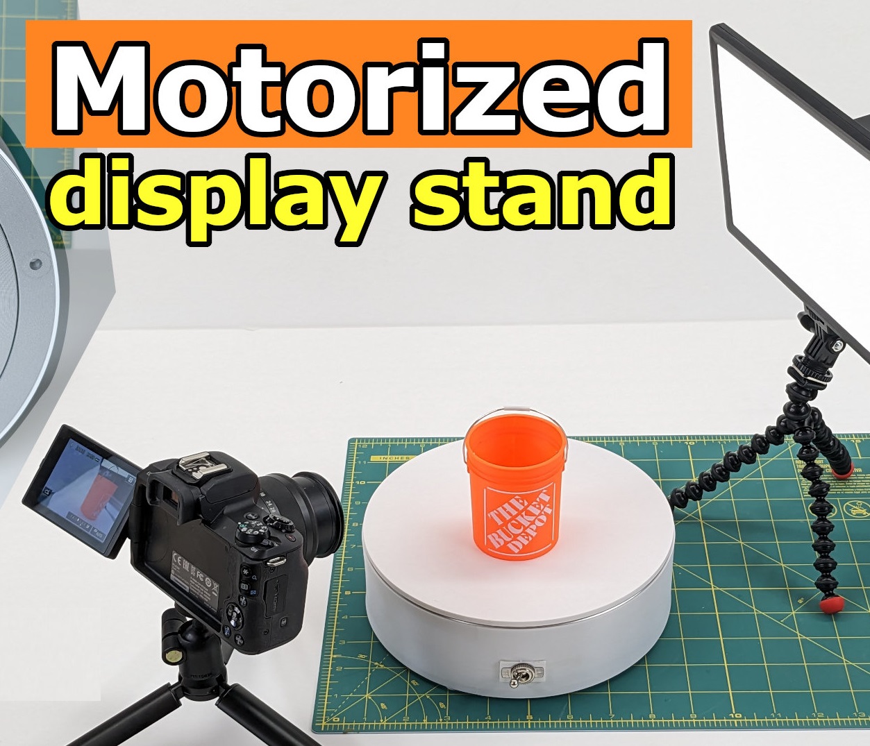 Motorized Rotating Display Stand by Asa | Download free STL model ...