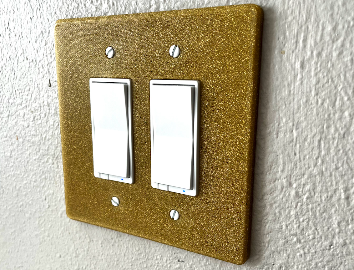 Light Switch Plate - Dual Rocker Switch Plate / Cover by kevin ...