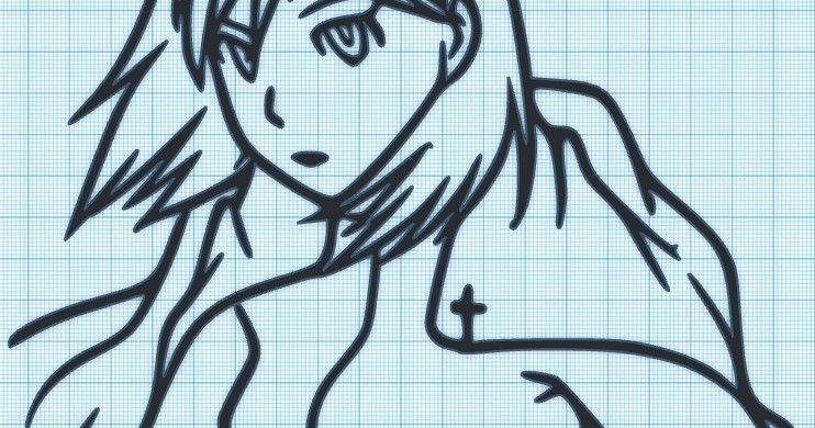 RUBY - RWBY - WALL ART by Ogama Industries | Download free STL model ...