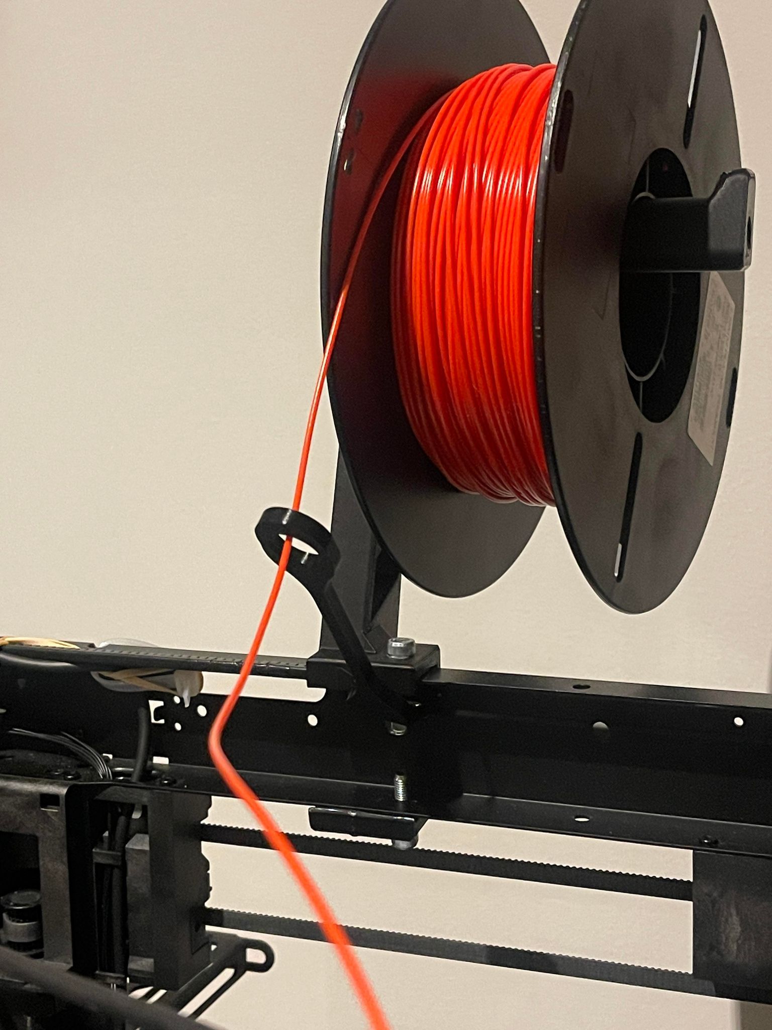 BambuLab P1P - Filament Guide for Top Mounted Spool by DaVinki ...