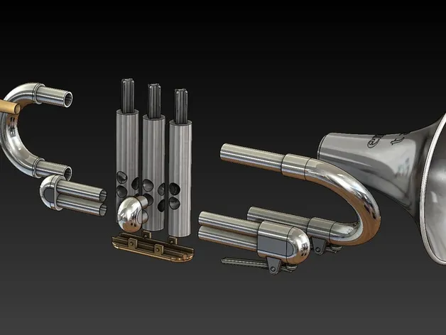 PrusaPet ---- Full Size Working Trumpet by Rooster | Download free STL ...